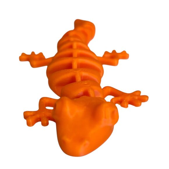 Handmade | Toys | 7 Articulated Lizard Orange | Poshmark